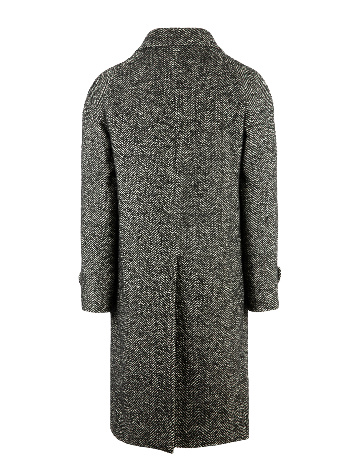 Sartorial Raglan Rock Fiskbensmönstrad Grå