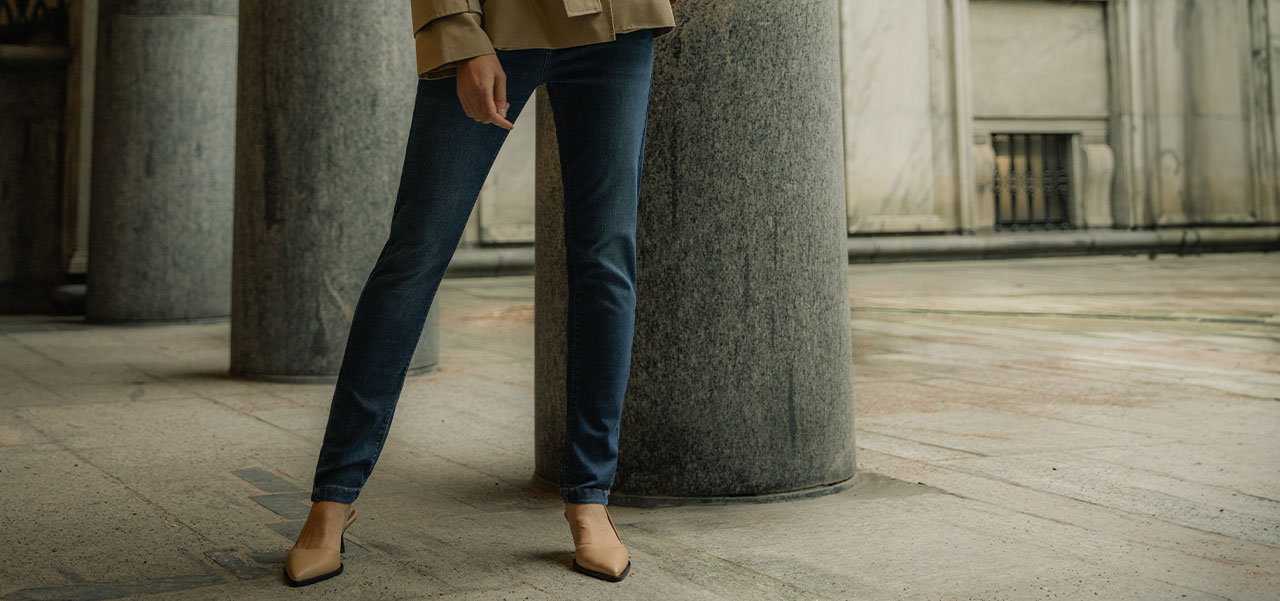 Smala jeans - Figurnära jeans för dam | Ströms