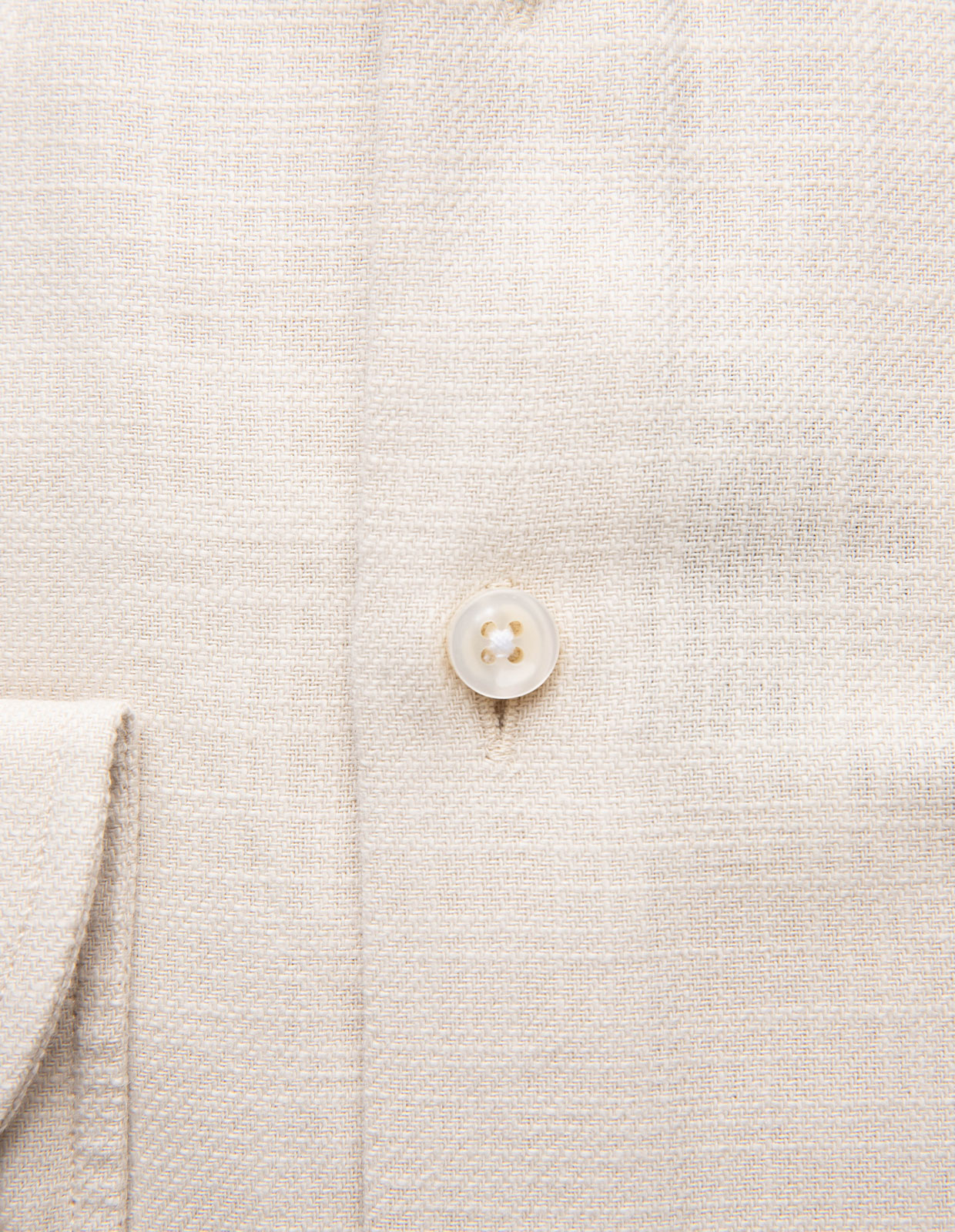 Sartorial Shirt Slub Cotton Beige