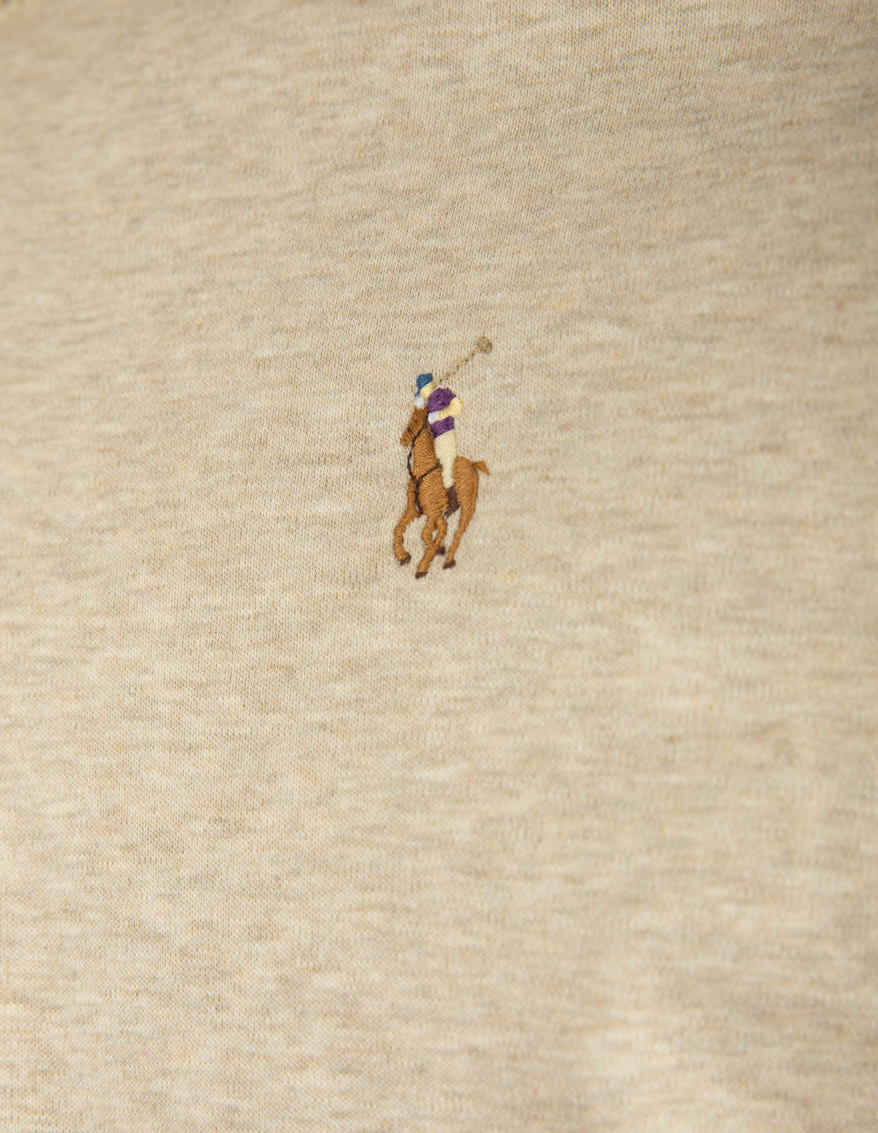 Pikétröja Custom Slim Fit Beige Melerad XL